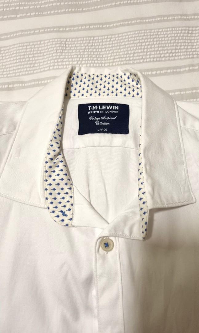 T.M. Lewin Shirt, Men's Fashion, Tops & Sets, Formal Shirts on Carousell