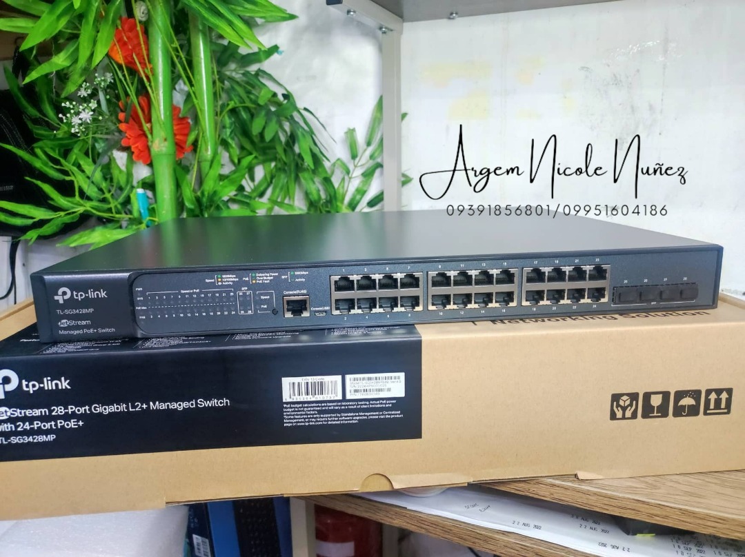 TP-LINK TL-SG3428MP JetStream 28-Port Gigabit L2+ Managed Switch with ...