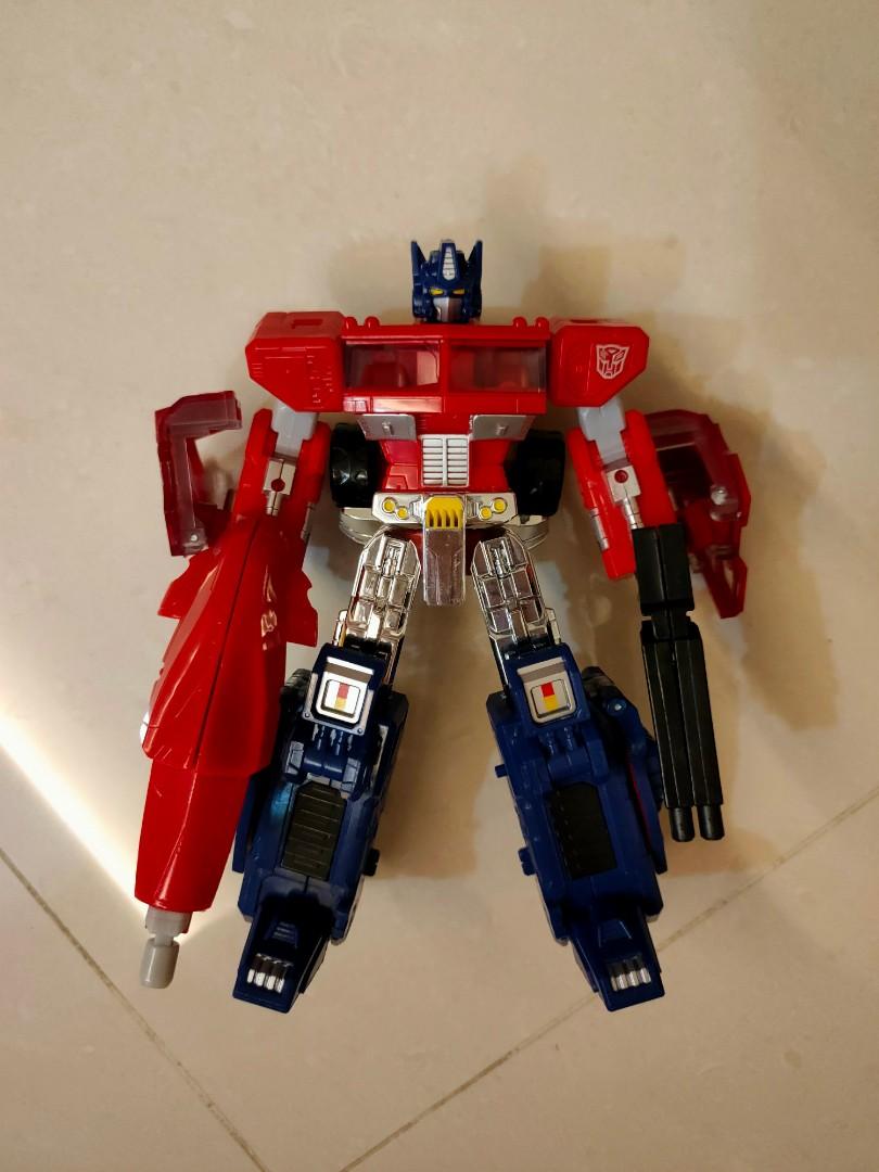 Transformers Xovergen Optimus prime Ginrai trailerforce and God bomber ...