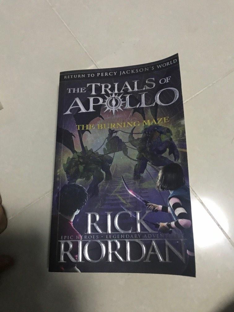 Trial of Apollo Percy Jackson spin off rock riordan, Hobbies & Toys ...