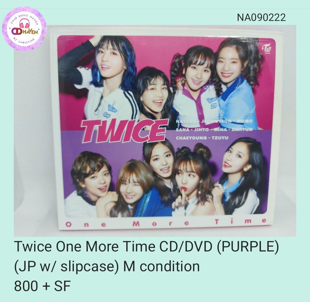 TWICE One More Time CD/DVD (PURPLE unsealed), Hobbies & Toys, Music ...