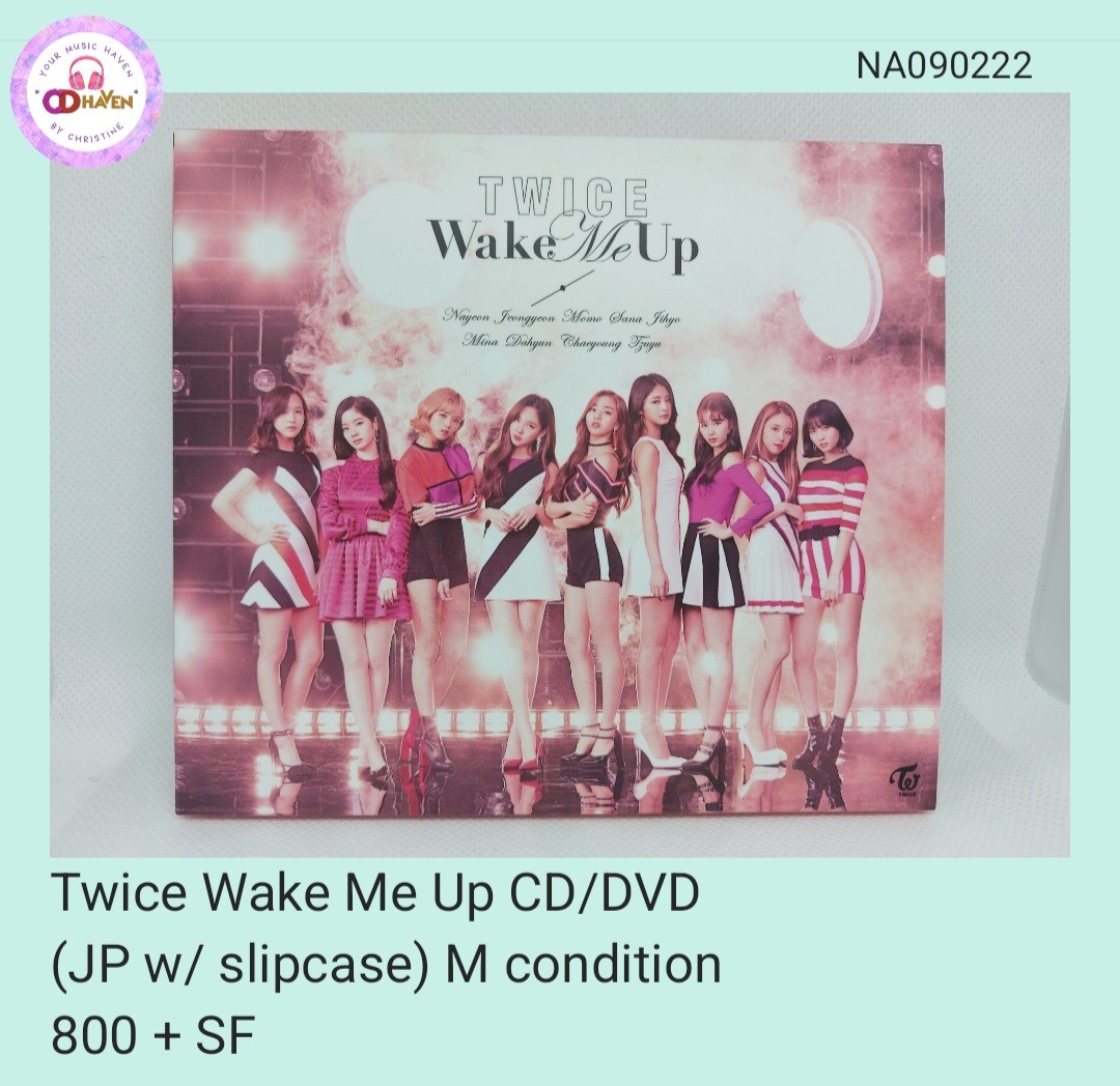 TWICE Wake Me Up CD/DVD (unsealed), Hobbies & Toys, Music & Media, CDs ...