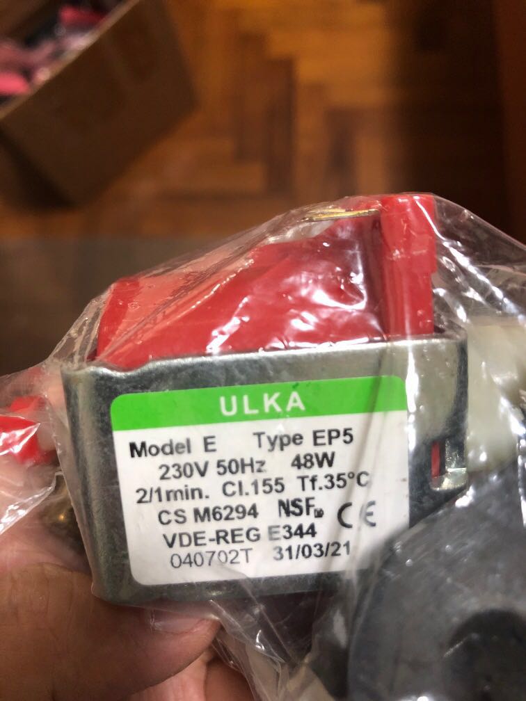 ULKA EP5 vibration pump for espresso coffee machine, TV & Home ...