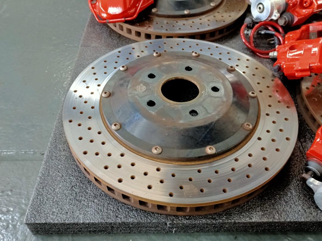 Used Brembo CTSV 6/4 kit with brembo epb For Toyota AGH30 Alphard ...