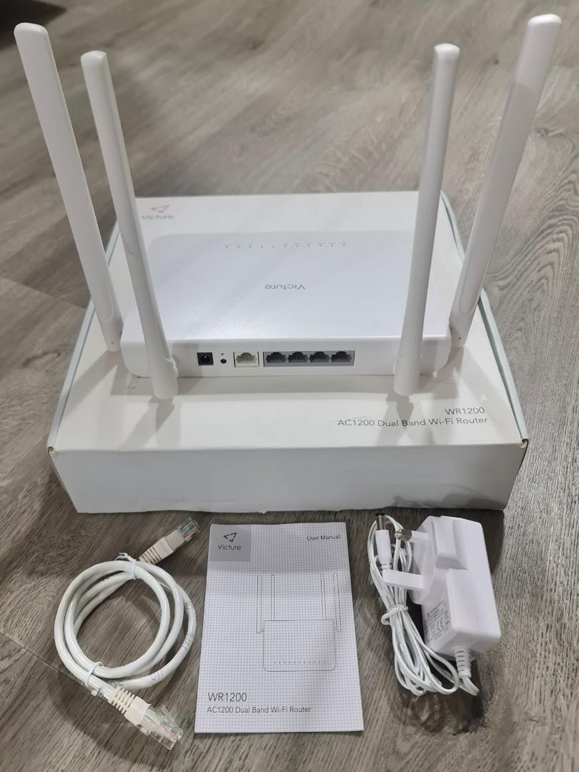 Victure AC1200 Dual Band Wi-Fi Router WR1200, Computers & Tech, Parts ...