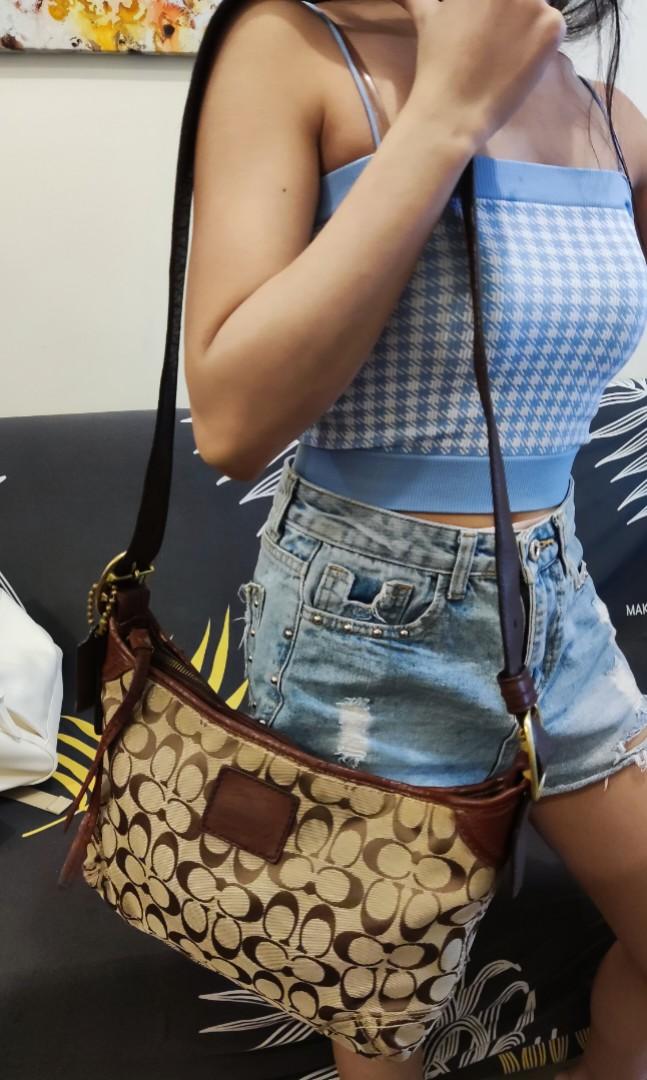 Vintage Coach creed J0885-12594, Luxury, Bags & Wallets on Carousell