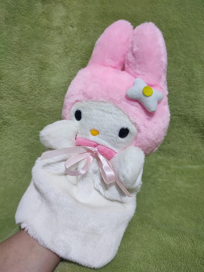 W hite HELLO KITTY Hand PUPPET, Hobbies & Toys, Toys & Games on Carousell