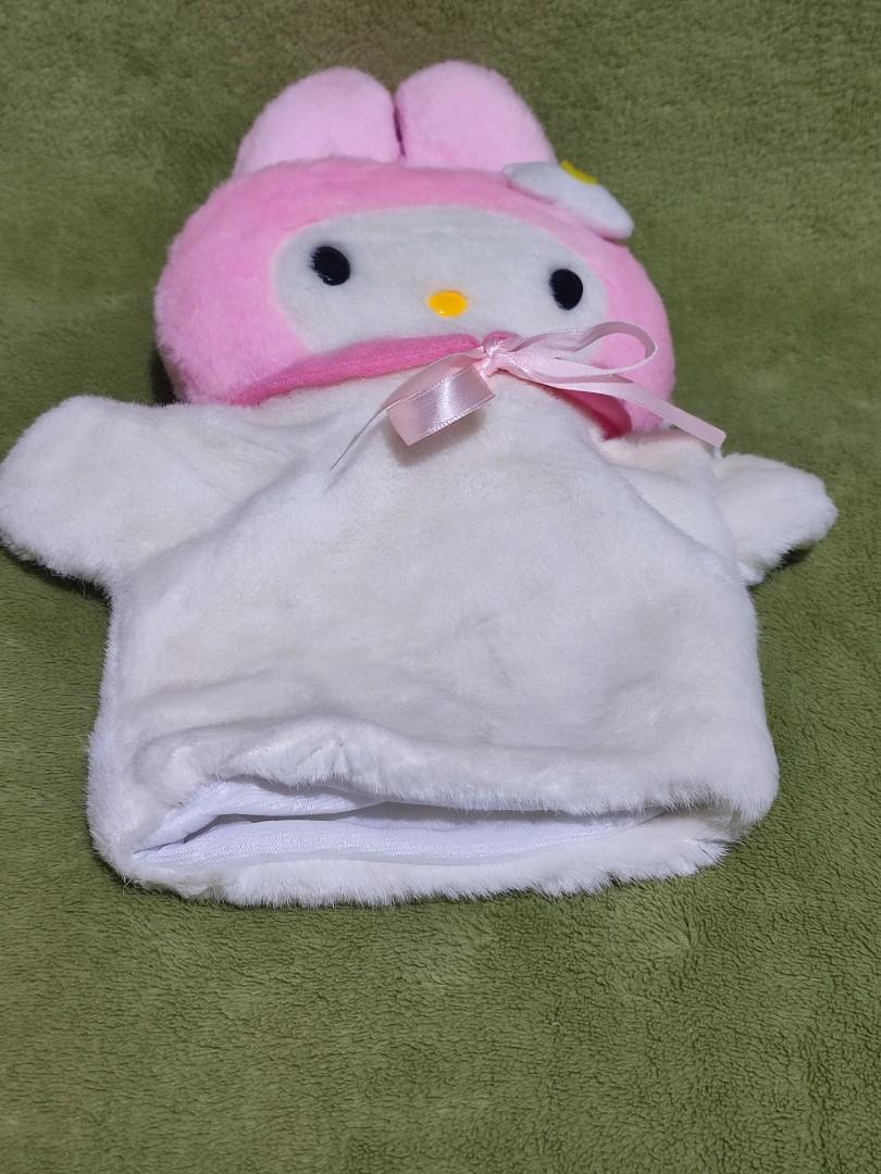 W hite HELLO KITTY Hand PUPPET, Hobbies & Toys, Toys & Games on Carousell