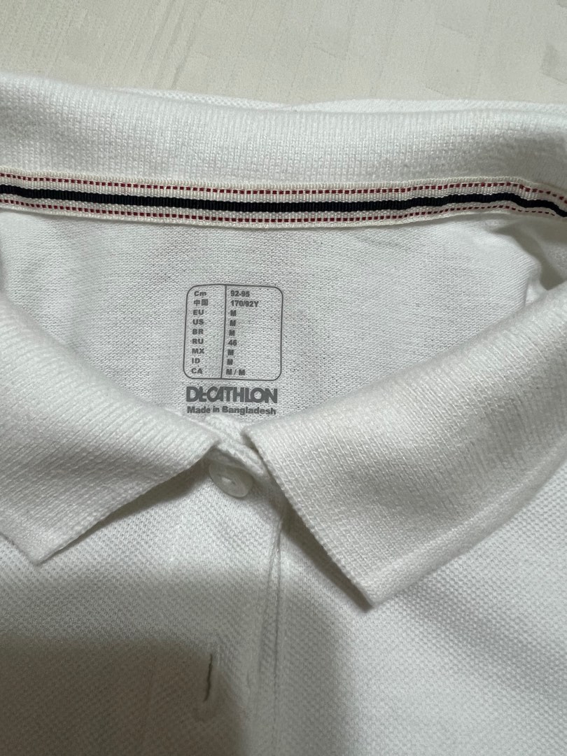 White Polo T, Women's Fashion, Activewear on Carousell