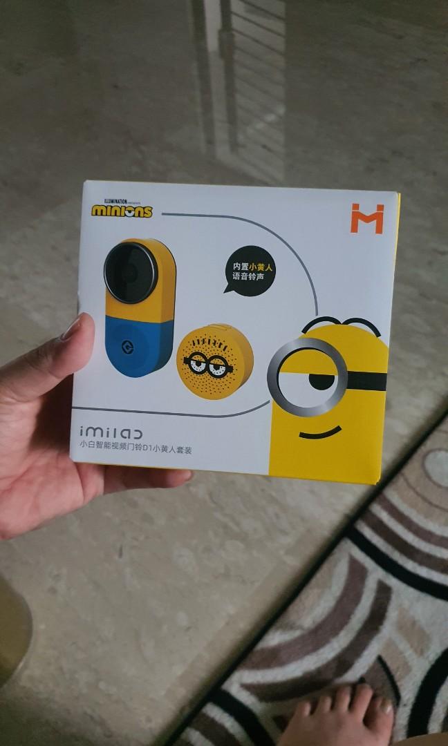 Xiaomi Doorbell D1 Minion Edition with 1080p HD Security Camera | AI ...