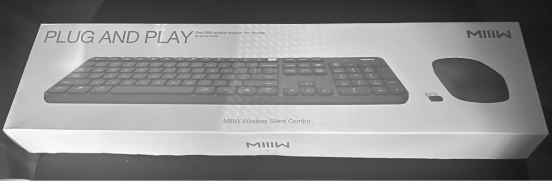 Xiaomi Miiw Wireless Keyboard 104 Keys And Mouse Computers And Tech Parts And Accessories