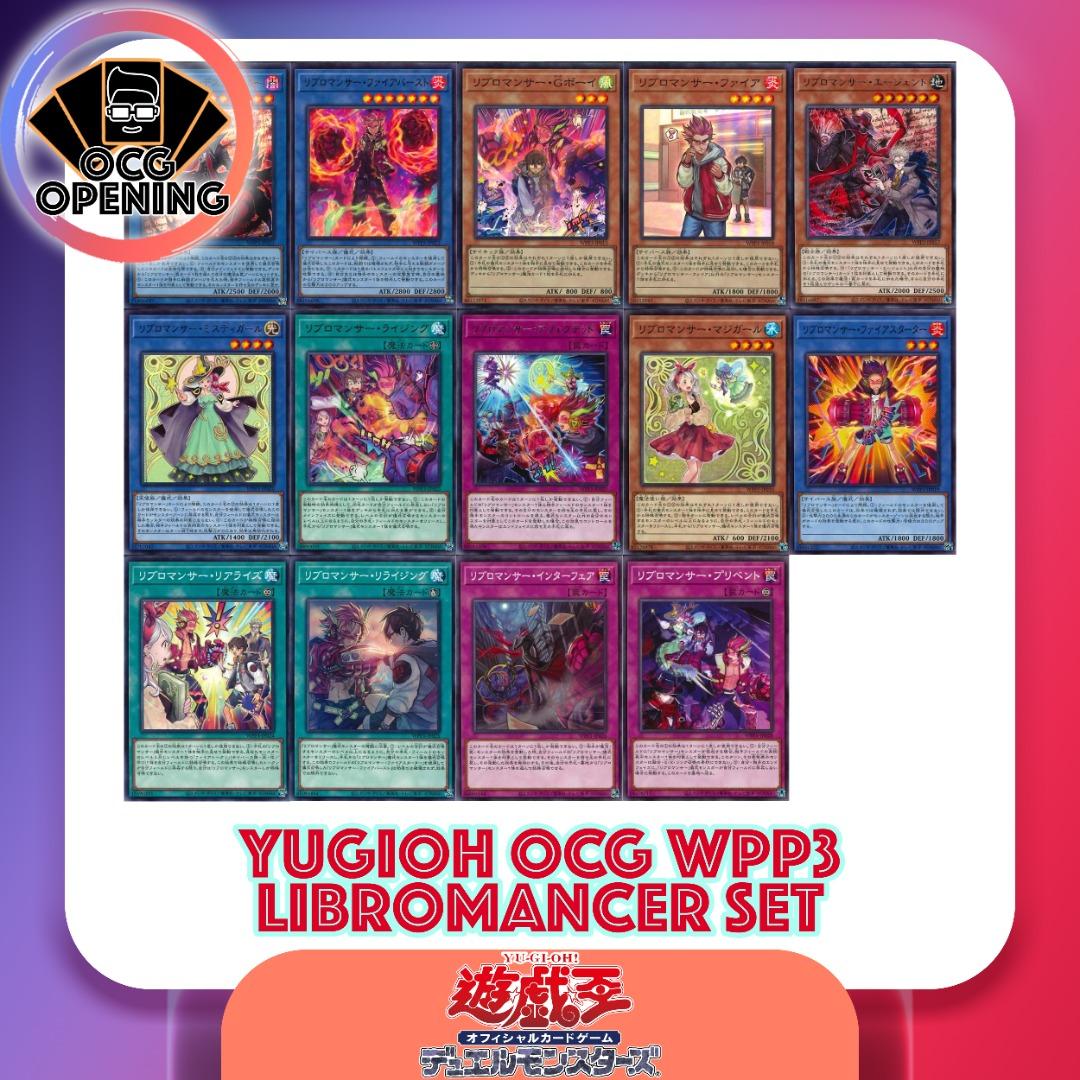 Yugioh OCG WPP3 Libromancer set, Hobbies & Toys, Toys & Games on Carousell