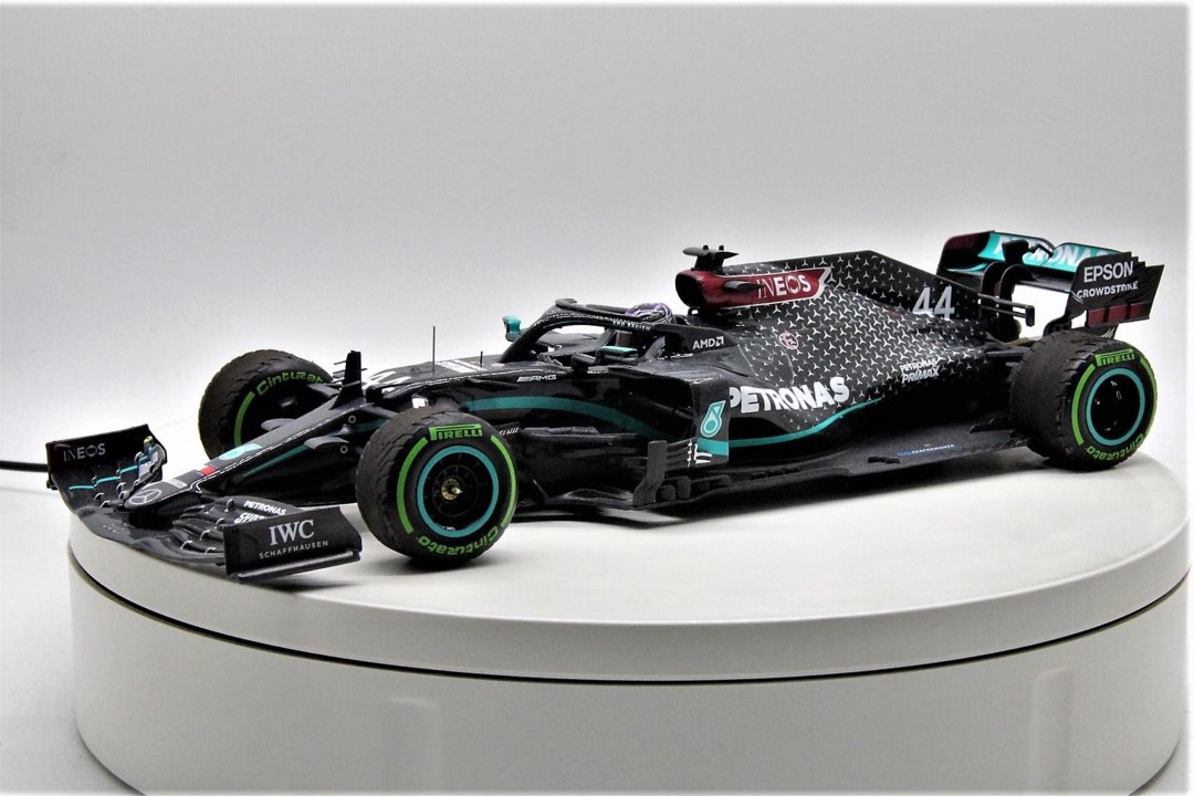 1/18 Minichamps Mercedes AMG F1 W11 GP Turkish 2020 7th World Title ...