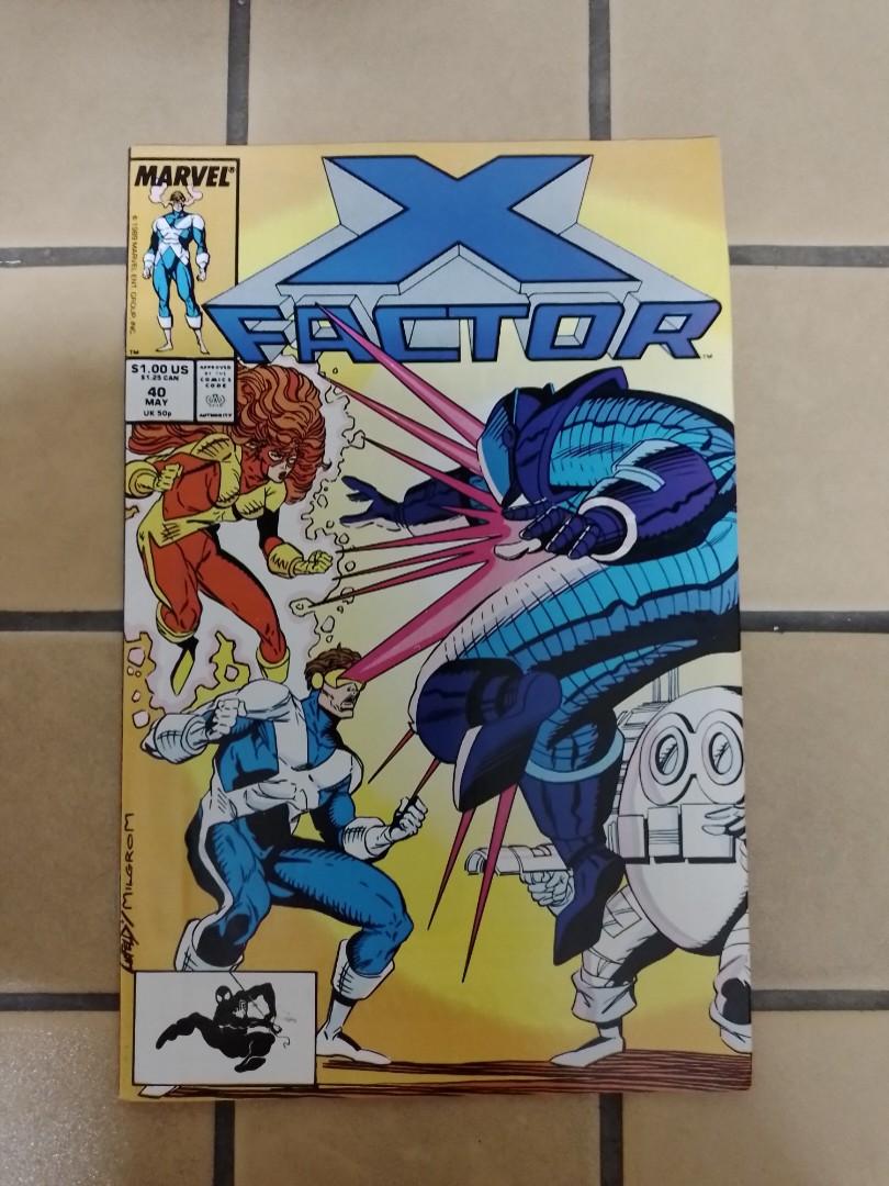 1st Rob Liefeld Marvel work ! X-Factor #40 ( Rob Liefeld - Cover Art ...