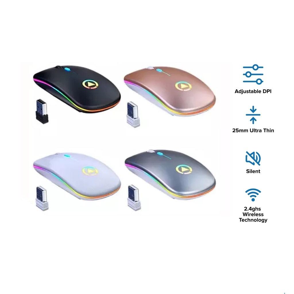 2.4Ghz Wireless Mouse Custom Accesories 3 Adjustable DPI 1000 1200 1600 ...