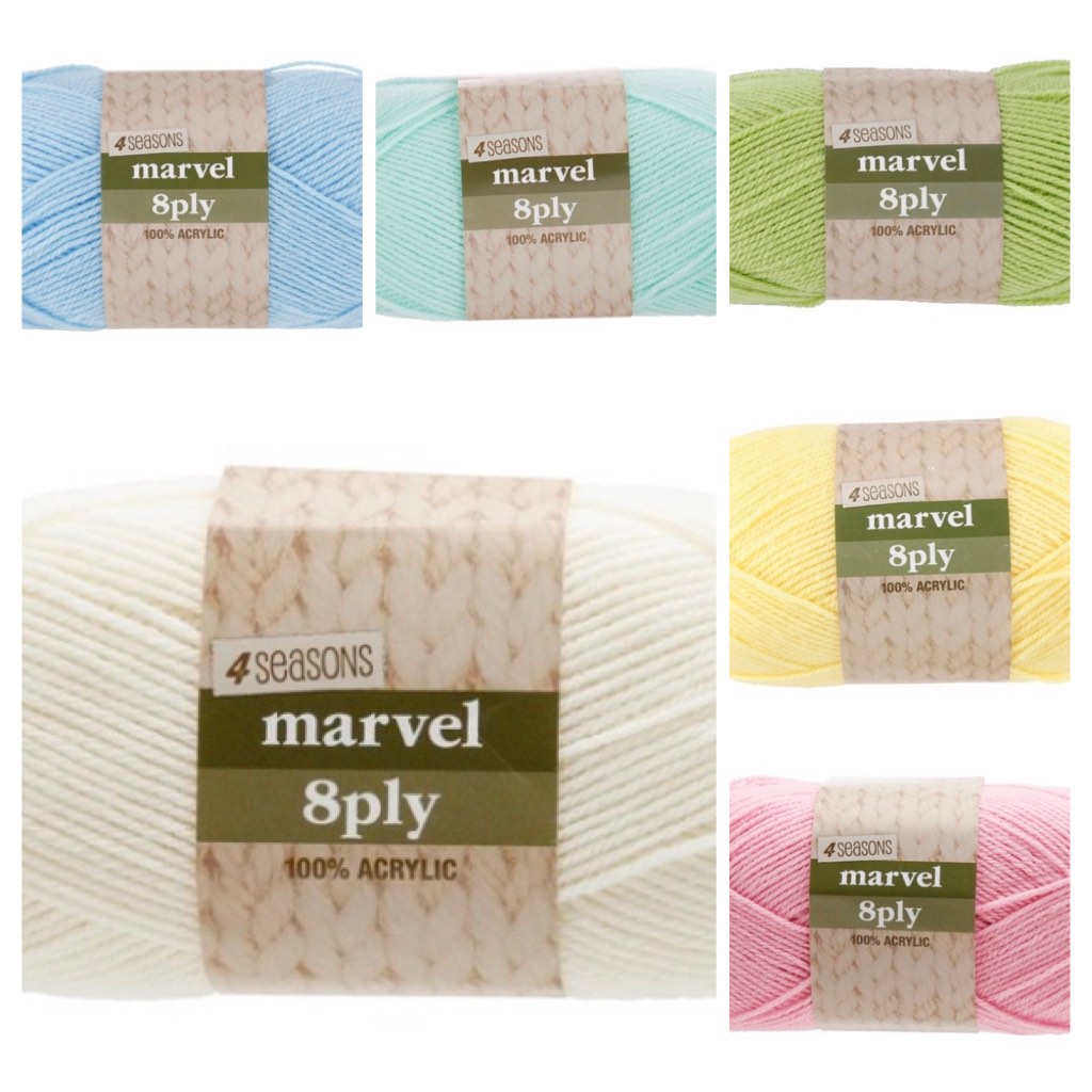 4 seasons marvel yarn 100g, Hobbies & Toys, Stationery & Craft, Craft ...