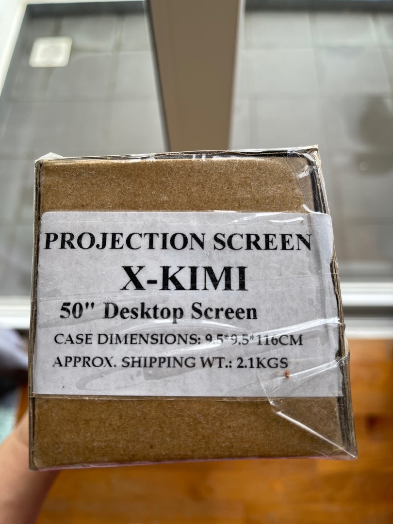 50 inch X-Kimi projector screen, TV & Home Appliances, TV ...