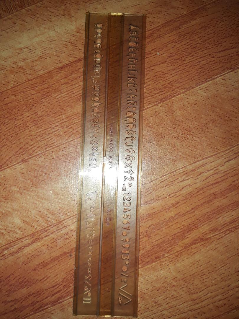 5MM Lettering Guide, Hobbies & Toys, Stationary & Craft, Stationery ...