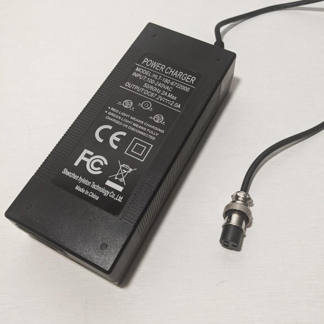 67.2V 2A Charger for PMD e-Bike e-Scooter, Sports Equipment, PMDs, E ...