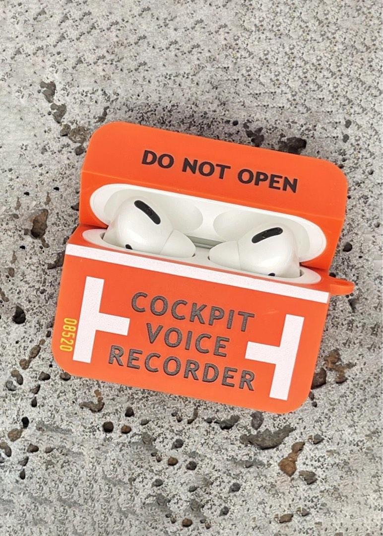 自家設計 Airpods Pro Case 飛機飛行紀錄儀 Cockpit Voice Recorder Style Aviation ...
