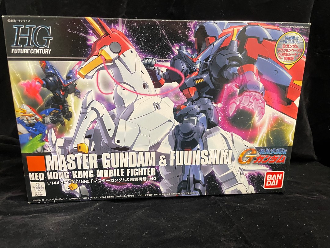 全新未開末砌 Bandai模型 Hg1/144 HGFC 機動武鬥傳G Master Gundam & Fuunsaiki(Neo Hong Kong Mobile Fighter 盟主高達 ...