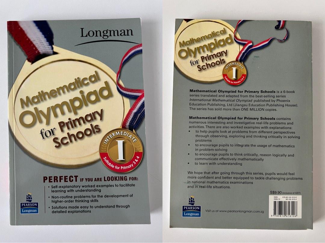 數學 Longman Math Olympiad primary (P3-4), 興趣及遊戲, 書本 & 文具, 教科書 - Carousell