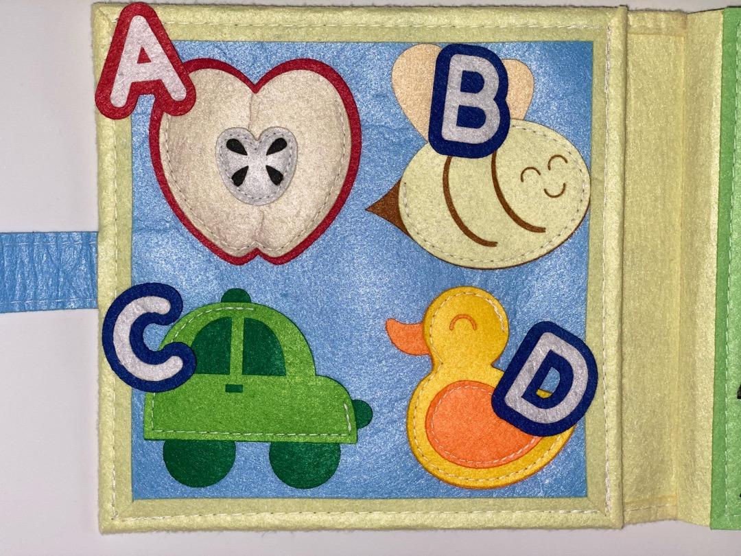 ABC Felt Book, Hobbies & Toys, Toys & Games on Carousell