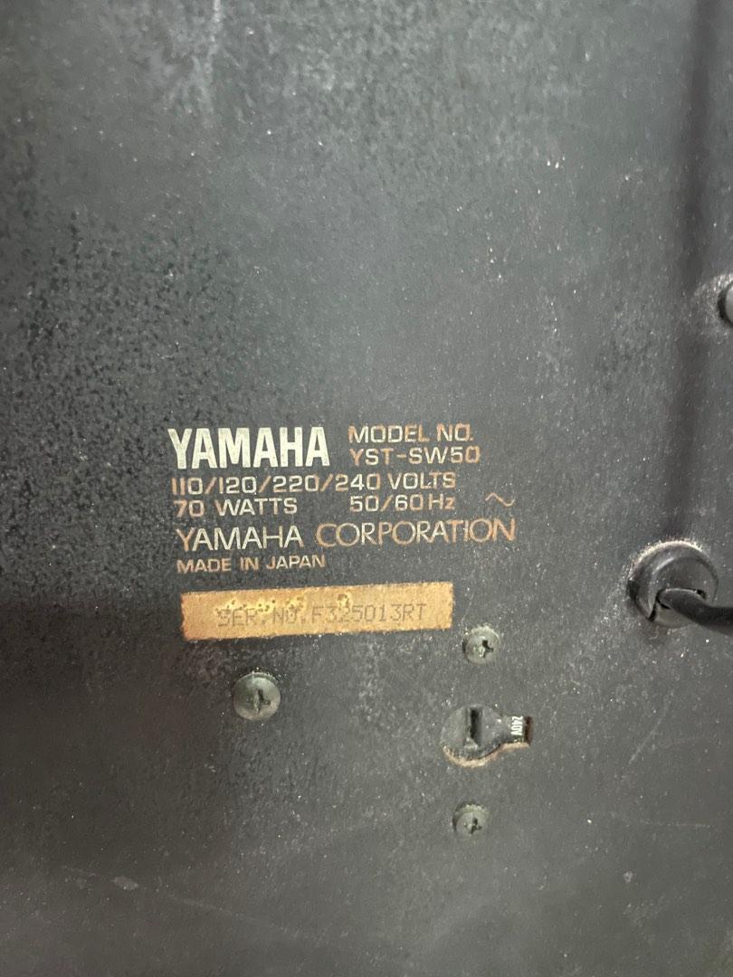 Active Servo Processing Subwoofer System YST-SW50 Yamaha, Audio ...