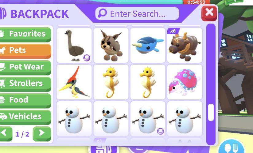 Adopt me clearance - high tier pets available (pt-1), Video Gaming ...