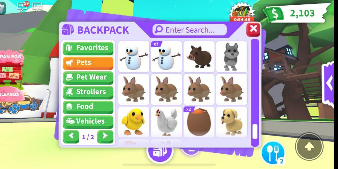 Adopt me clearance - high tier pets available (pt-1), Video Gaming ...