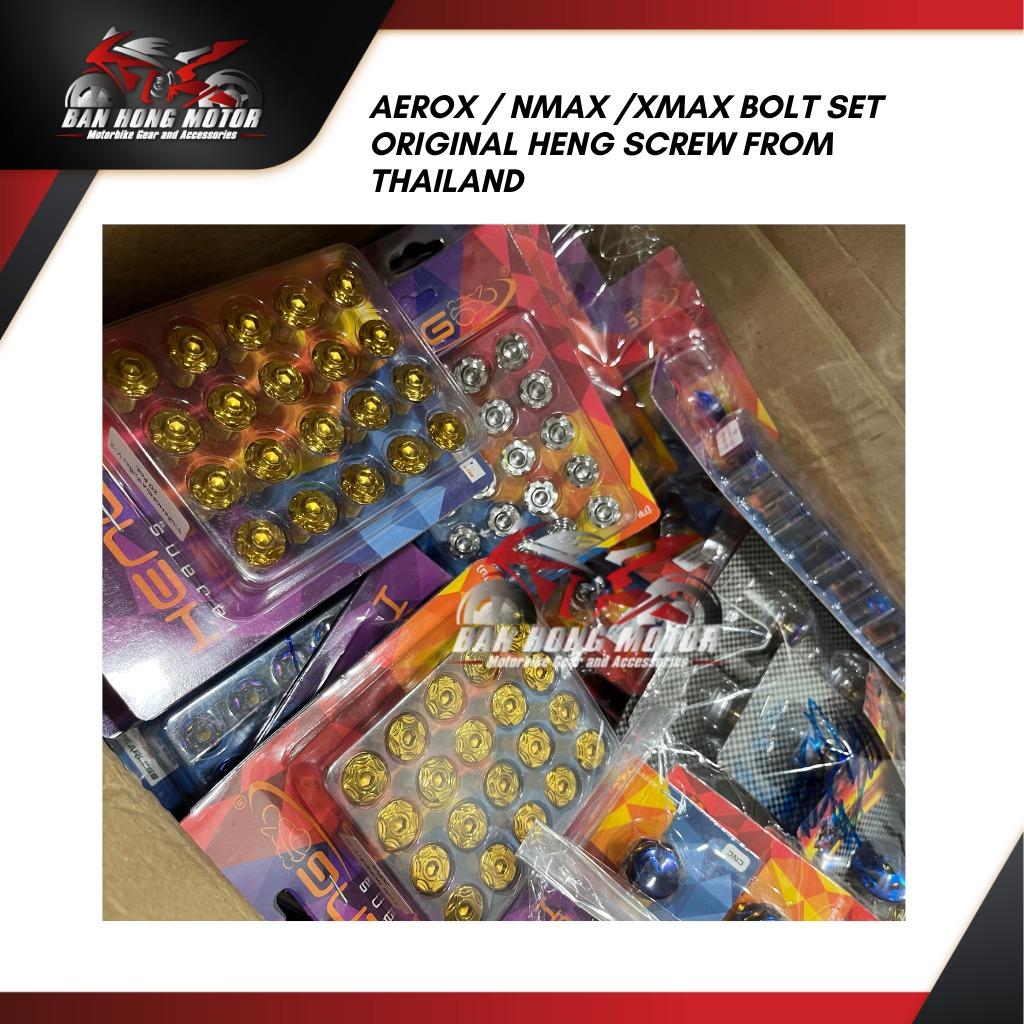 AEROX NMAX XMAX Screw PREMIUM Bolt Screw Set HENG SCREW ORIGINAL FROM ...