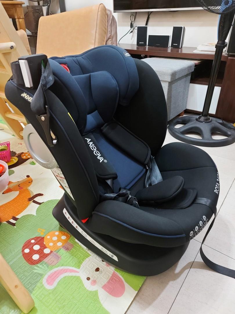 Akeeva ROTA 360 Isofix Car Seat- BlUE, Babies & Kids, Going Out, Car Seats on Carousell