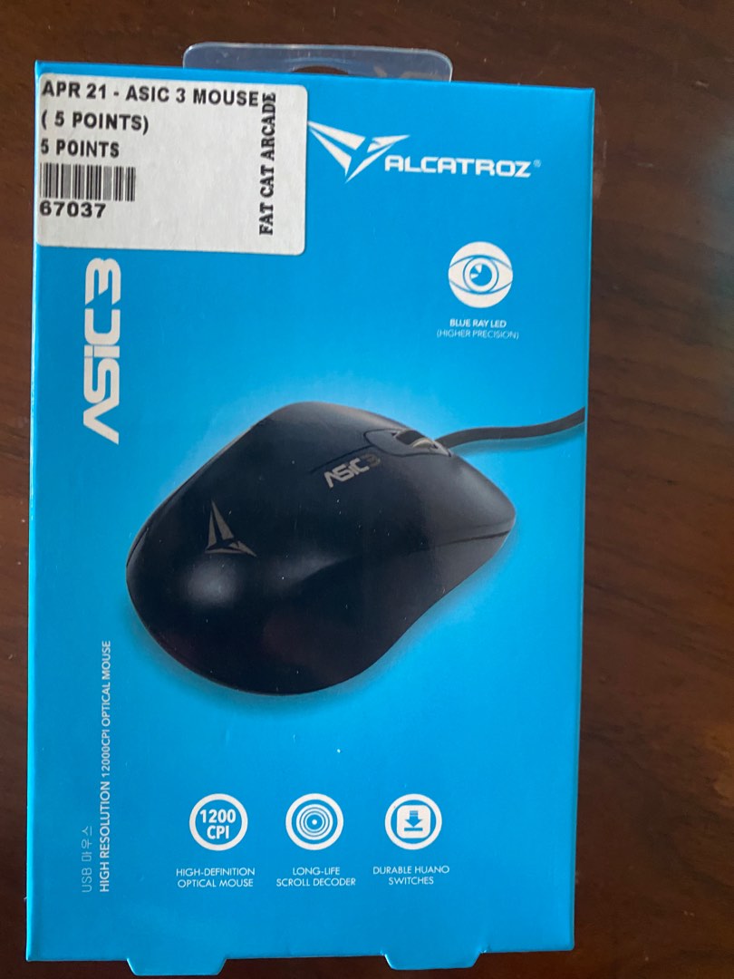 Alcatroz Asic 3 Wired USB Mouse, Computers & Tech, Parts & Accessories ...