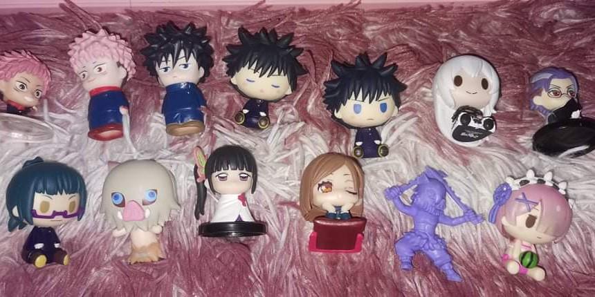 Anime mini figure, Hobbies & Toys, Toys & Games on Carousell