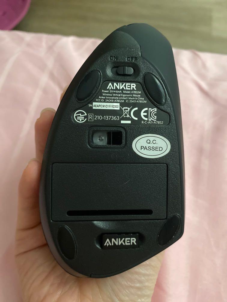 Anker ergonomic wireless mouse, Computers & Tech, Parts & Accessories ...