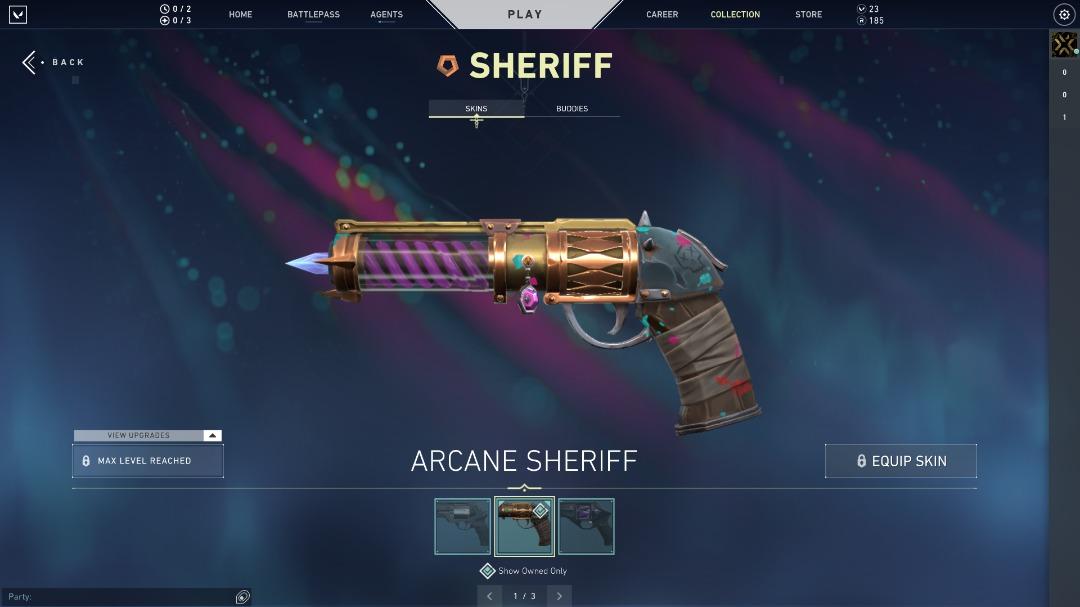 Arcane Sheriff, Peak Diamond, 6 Prems WTS Valorant Account, Video ...