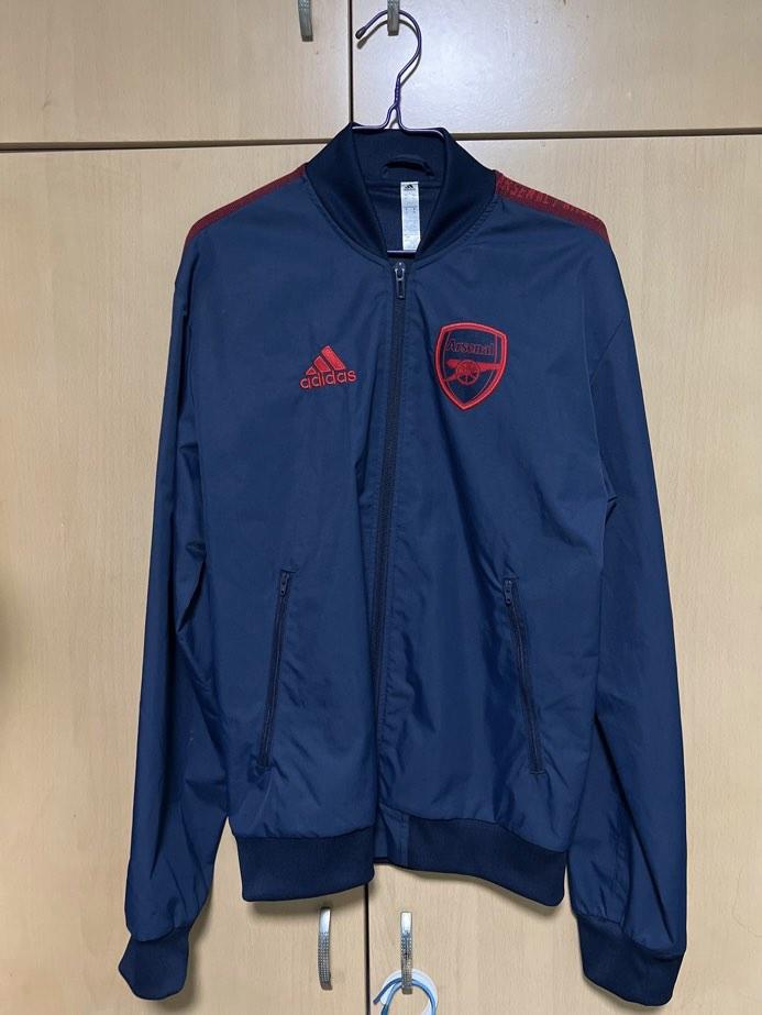 Retro Authentic Premier Football Arsenal Football Club Navy Blue Wind ...