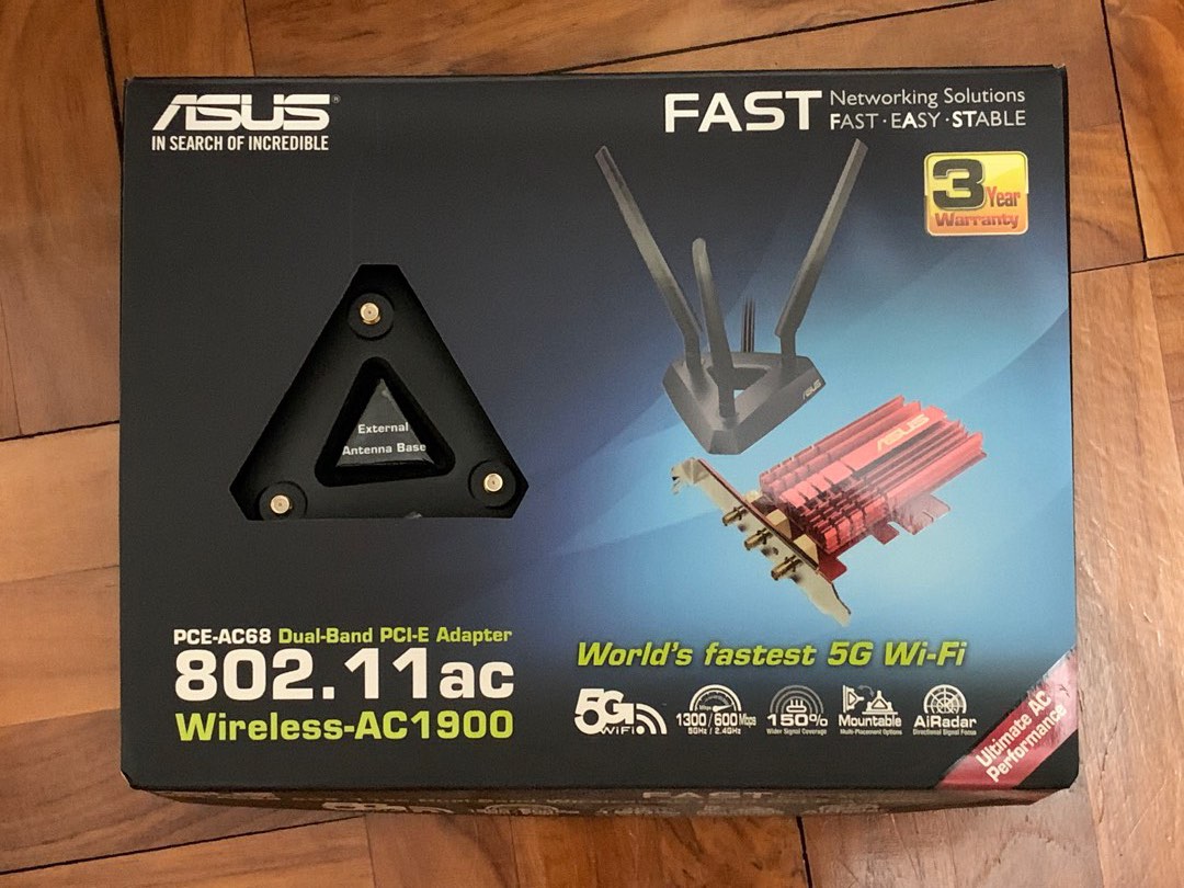 ASUS AC-1900, 電腦＆科技, 電腦周邊及配件, Wifi及上網相關產品 - Carousell