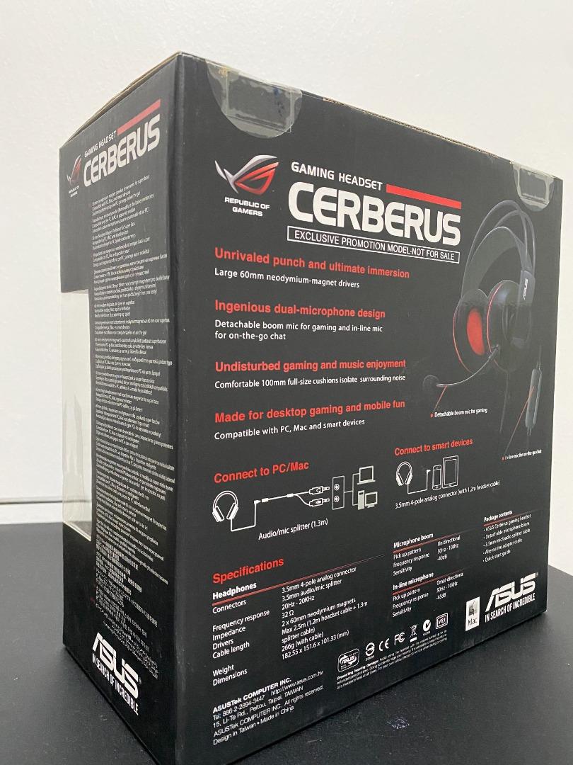 Asus Cerberus RoG Gaming Headset, Audio, Headphones & Headsets on Carousell