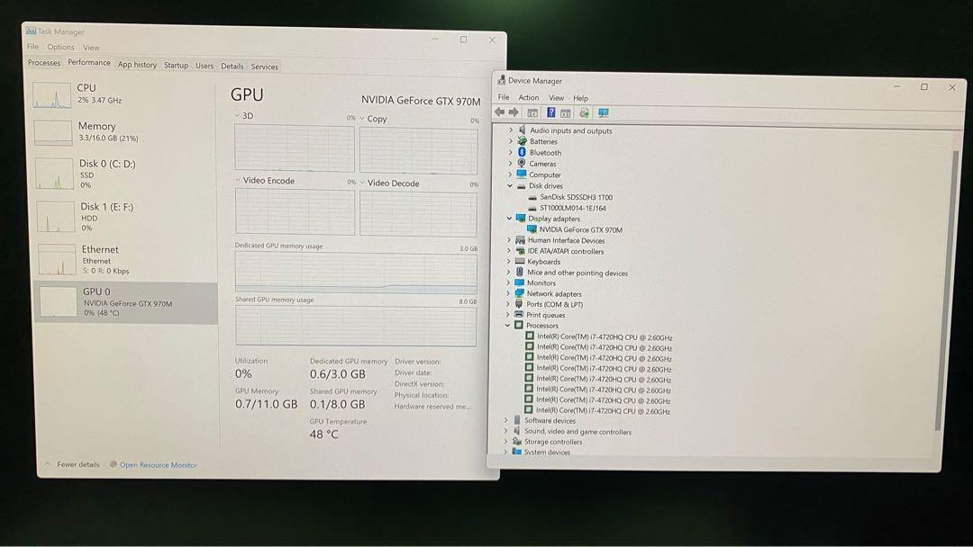 ASUS ROG G751J - WINDOWS 11! gaming laptop [upgraded 2.0TB, Primary SSD ...