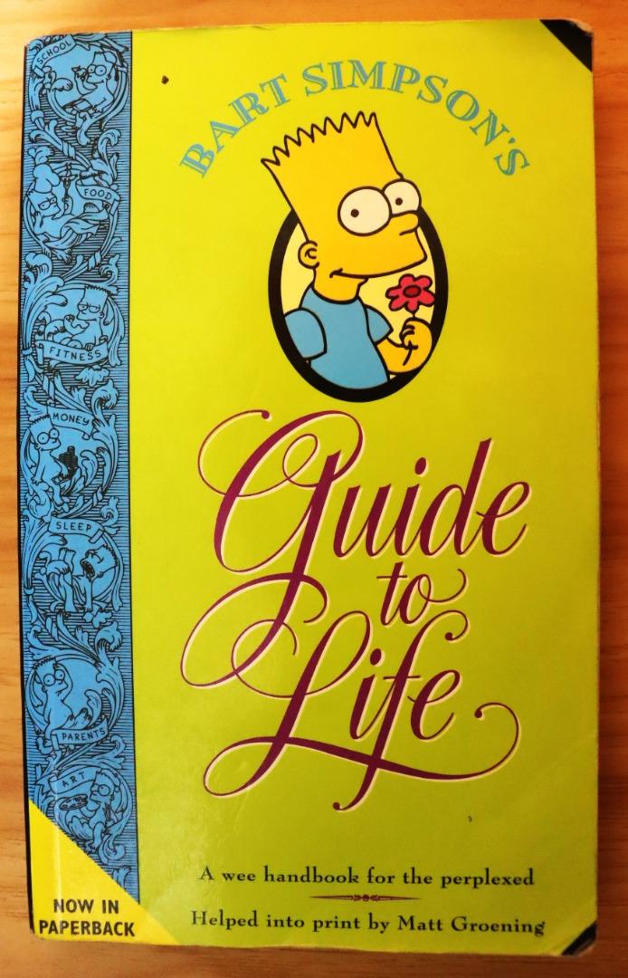 Bart Simpson's Guide to Life ILLUSTRATED, Hobbies & Toys, Books ...