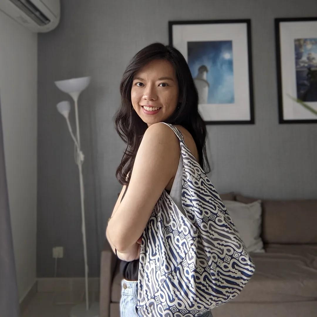 Batik Parang Origami Bag (2), Women's Fashion, Bags & Wallets, Shoulder ...