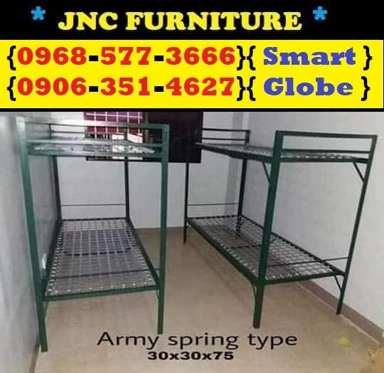 beds double deck MILITARY SPRING stock 993, Furniture & Home Living ...