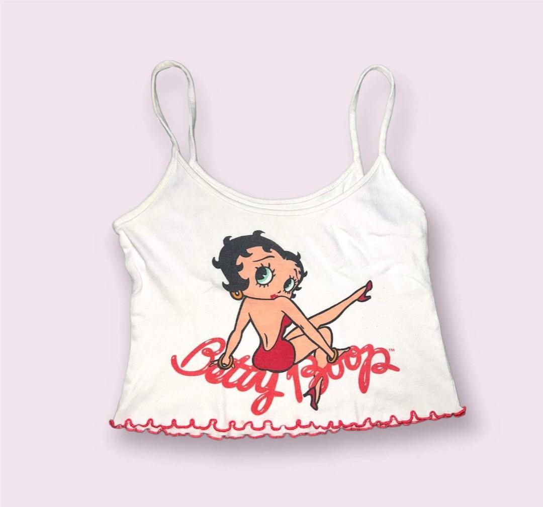 Y2k Betty Boop Top, Women's Fashion, Tops, Sleeveless on Carousell