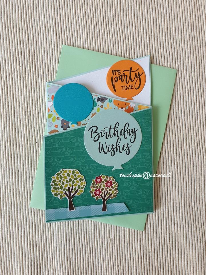 Birthday Trifold Card, Hobbies & Toys, Stationery & Craft, Handmade ...