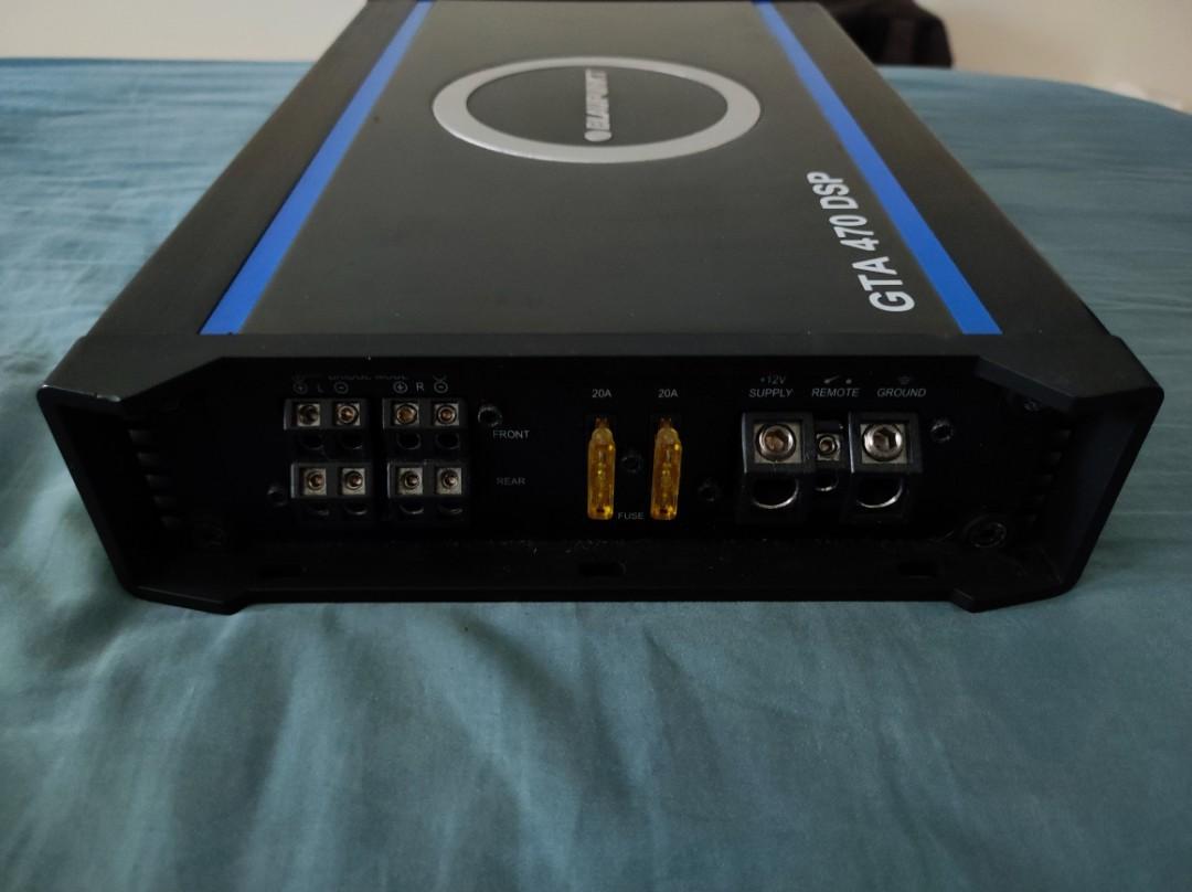 Blaupunkt GTA 470 amplifier 70W Class AB, Auto Accessories on Carousell