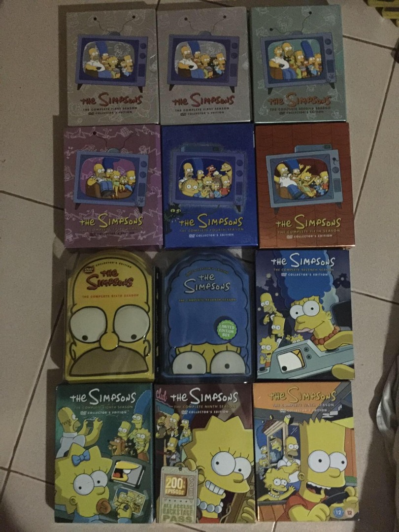 The Simpsons DVD Collection, TV & Home Appliances, TV & Entertainment ...