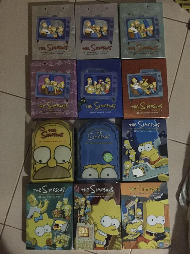 The Simpsons DVD Collection, TV & Home Appliances, TV & Entertainment ...