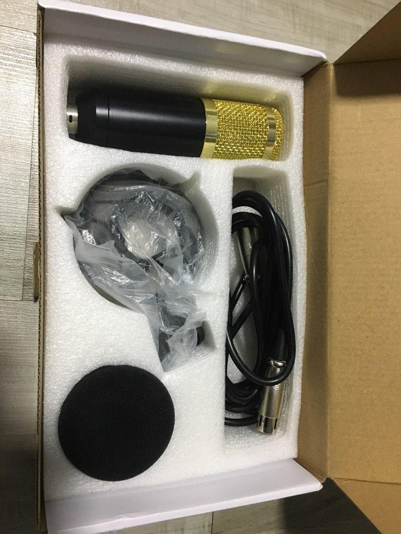 BM800 Condenser Microphone recording with shock mount kit, Audio ...