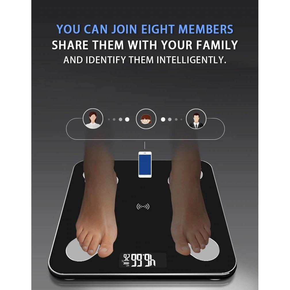 Body Fat Scale Weight Scale Balance Body Smart Electronic LED Digital ...